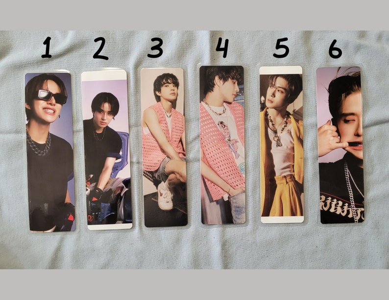 NCT 2 Baddies Upcycled Bookmarks | Taeyong, Mark, Johnny, Taeil ...