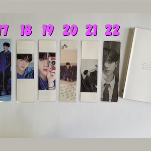 BTS BE Upcycled Bookmarks | Individual Members & OT7 With Namjoon, Jin ...
