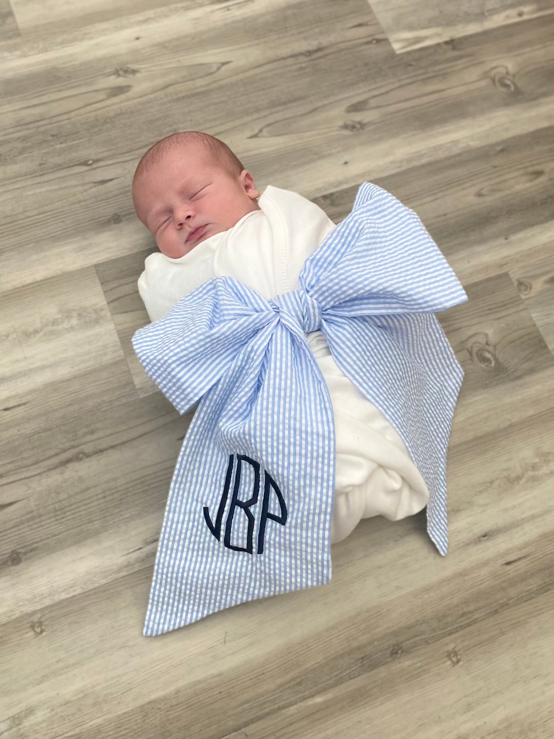 Pink and Blue Newborn Swaddle Bow Wraps - Etsy