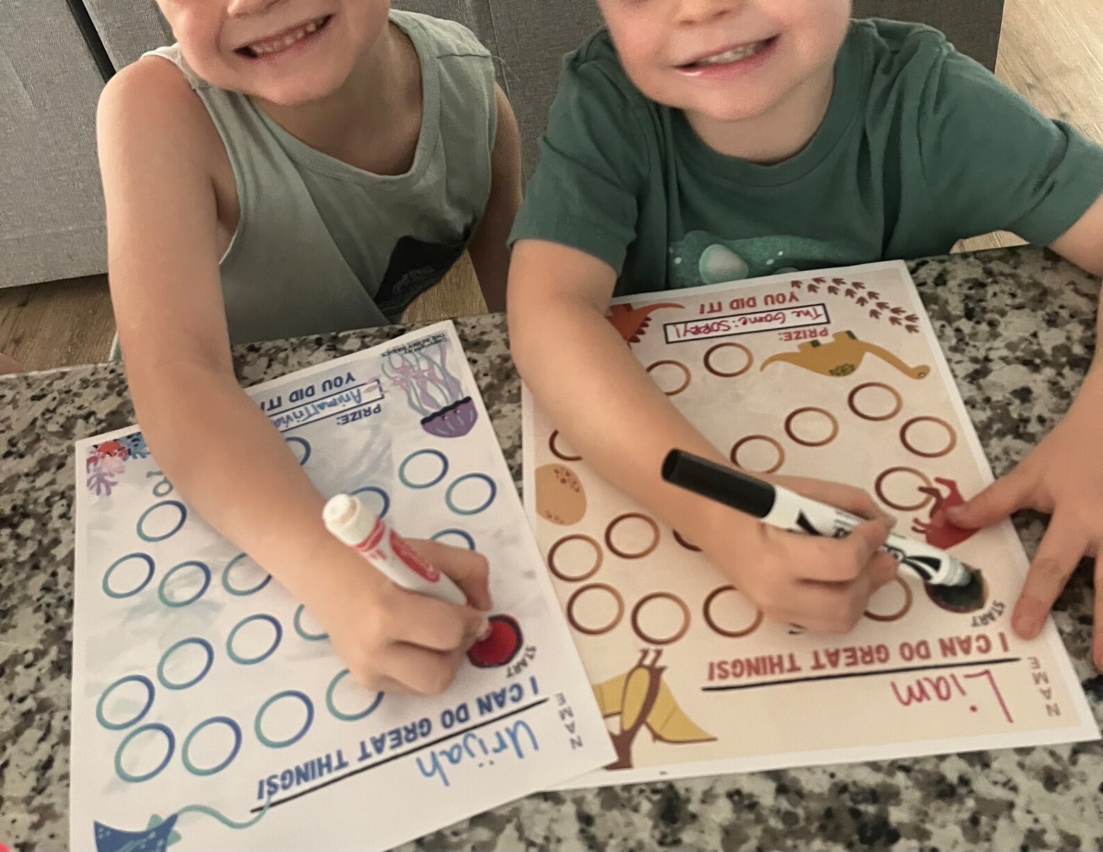 Dinosaur Reward Chart Printable - Dinosaur Kids Behavior Chart ...