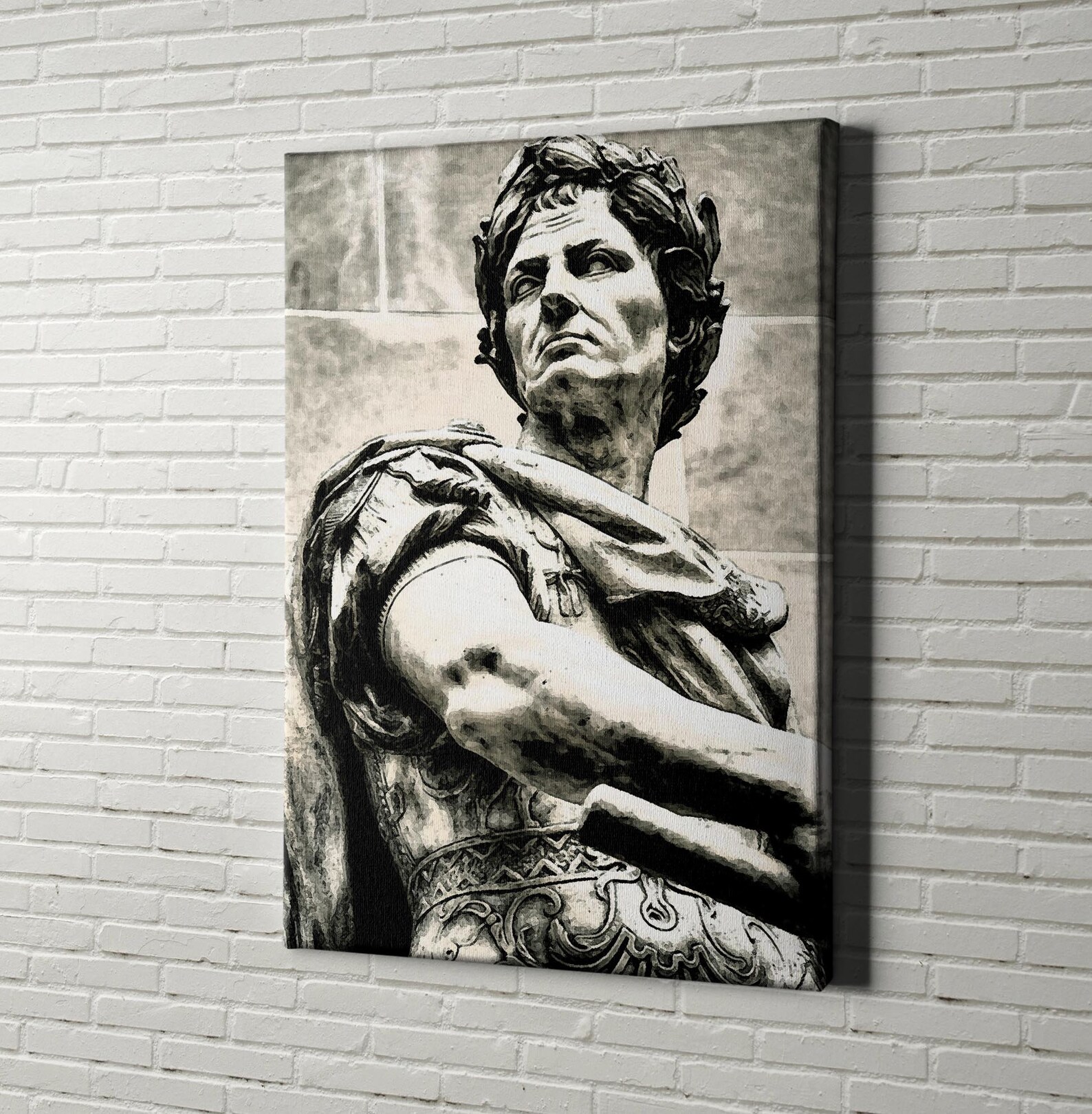 Julius Caesar Canvas Wall Art Print Julius Caesar Rome Wall | Etsy