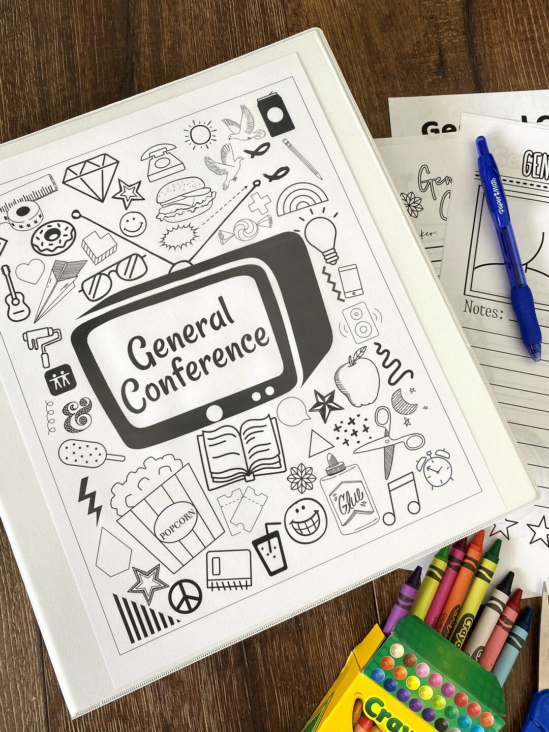 General Conference Binder - Etsy