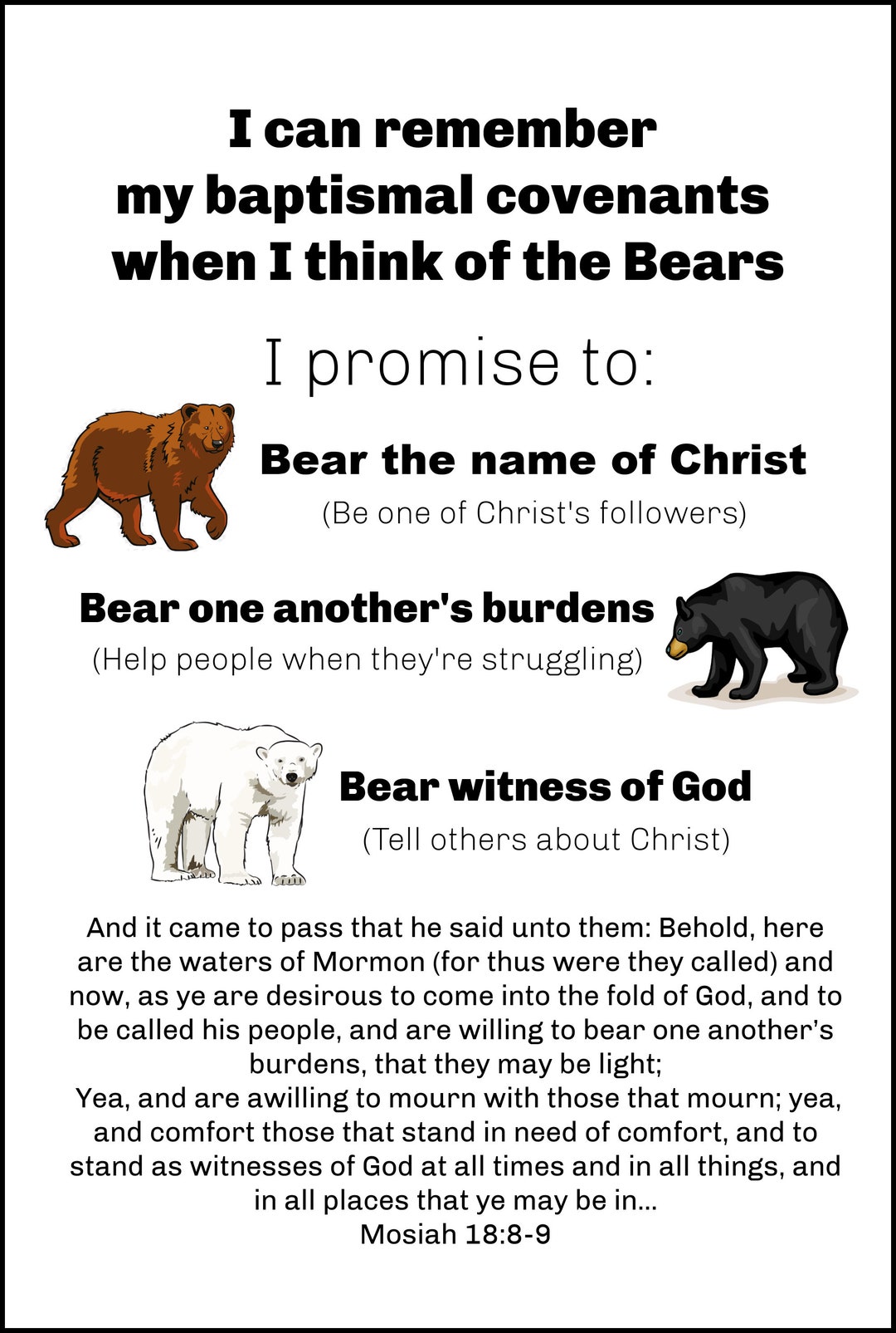 Baptism Bears - Etsy