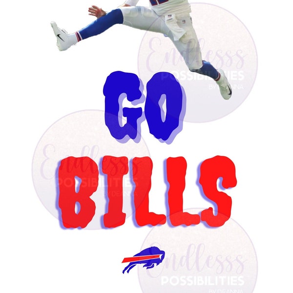Josh Allen Jumping Svg - Etsy