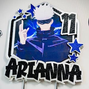 Custom 3D Cake Toppers, Gojo, Birthday, Jujitsu Kaisen - Etsy