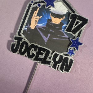 Custom 3D Cake Toppers, Gojo, Birthday, Jujitsu Kaisen - Etsy