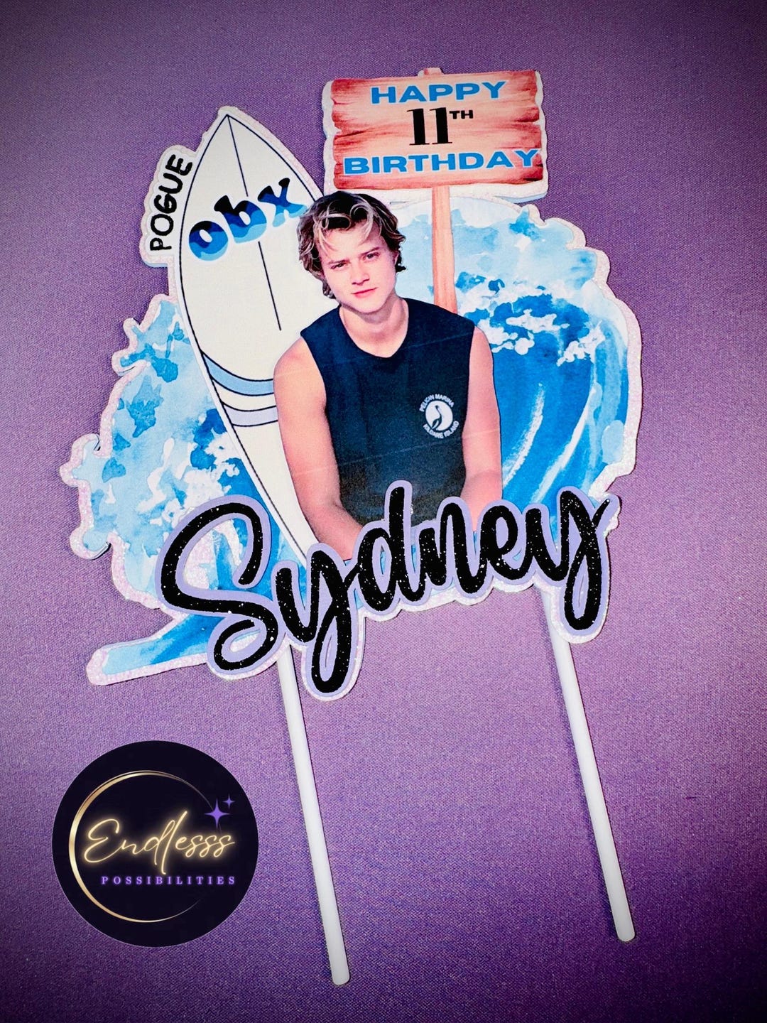 Custom 3D Cake Toppers, Outter Banks, JJ Maybank Topper - Etsy