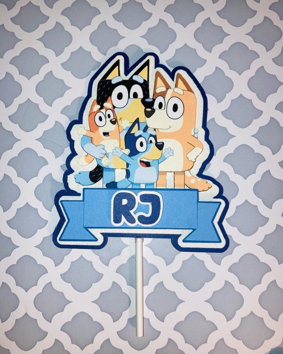 Custom 3D Cake Toppers BLUEY - Etsy