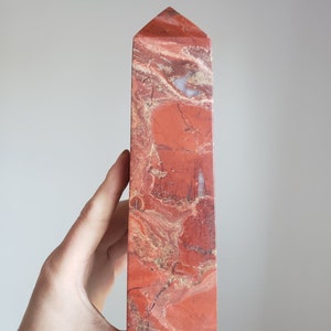 Large Red Jasper Tower, Large Red Jasper Point, Red Jasper, Large Obelisk, Red Jasper Obelisk ...