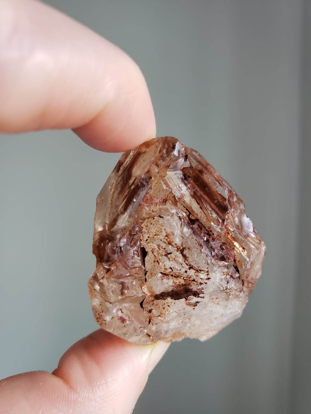 Red Clay Quartz, Red Clay Skeletal Quartz, Skeletal Quartz, Quartz With ...