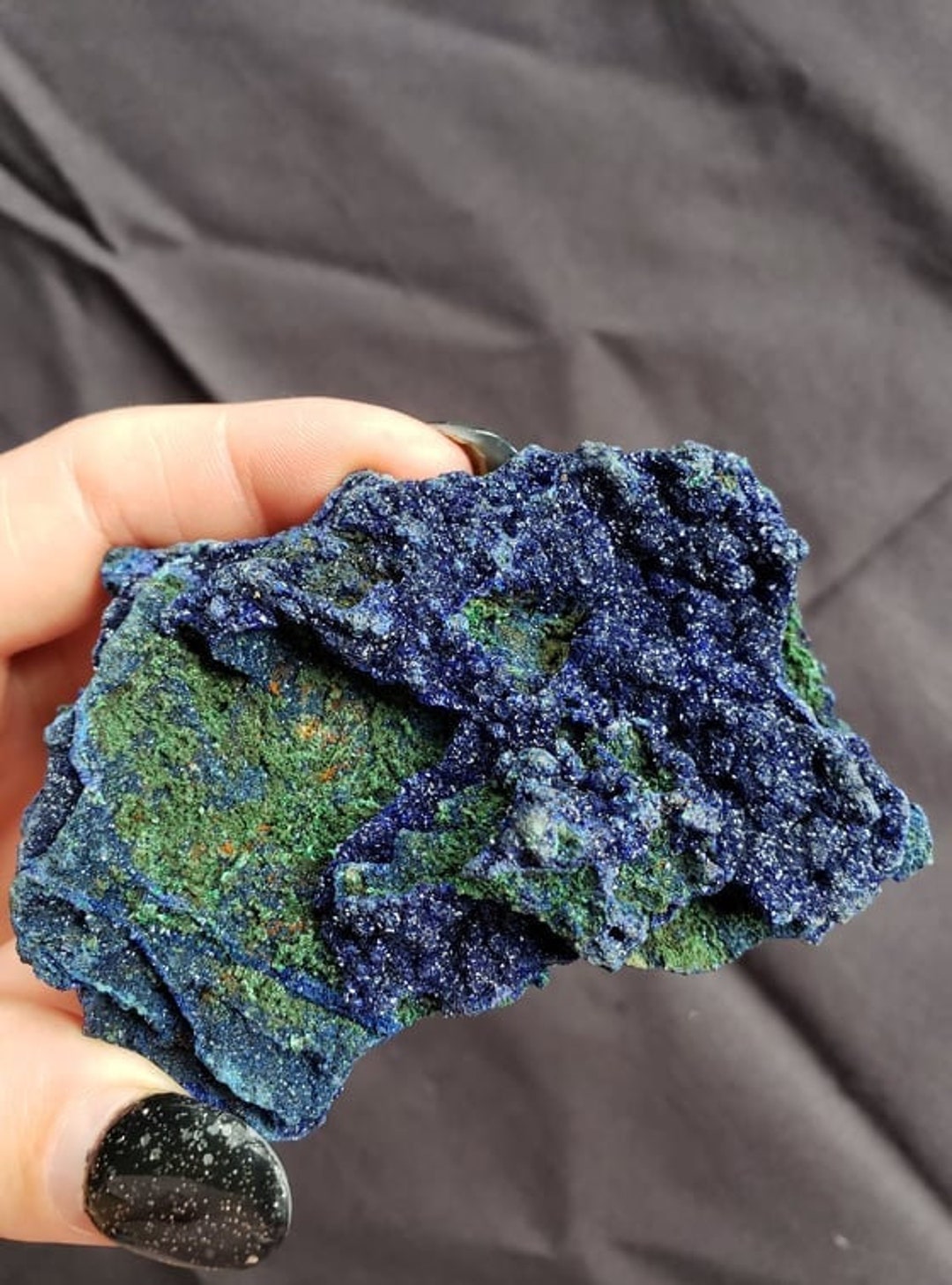 Azurite With Malachite Specimen, Azurite, Azurite Crystal, Mineral ...