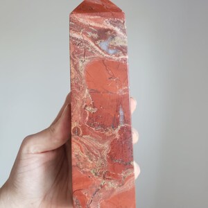 Large Red Jasper Tower, Large Red Jasper Point, Red Jasper, Large ...