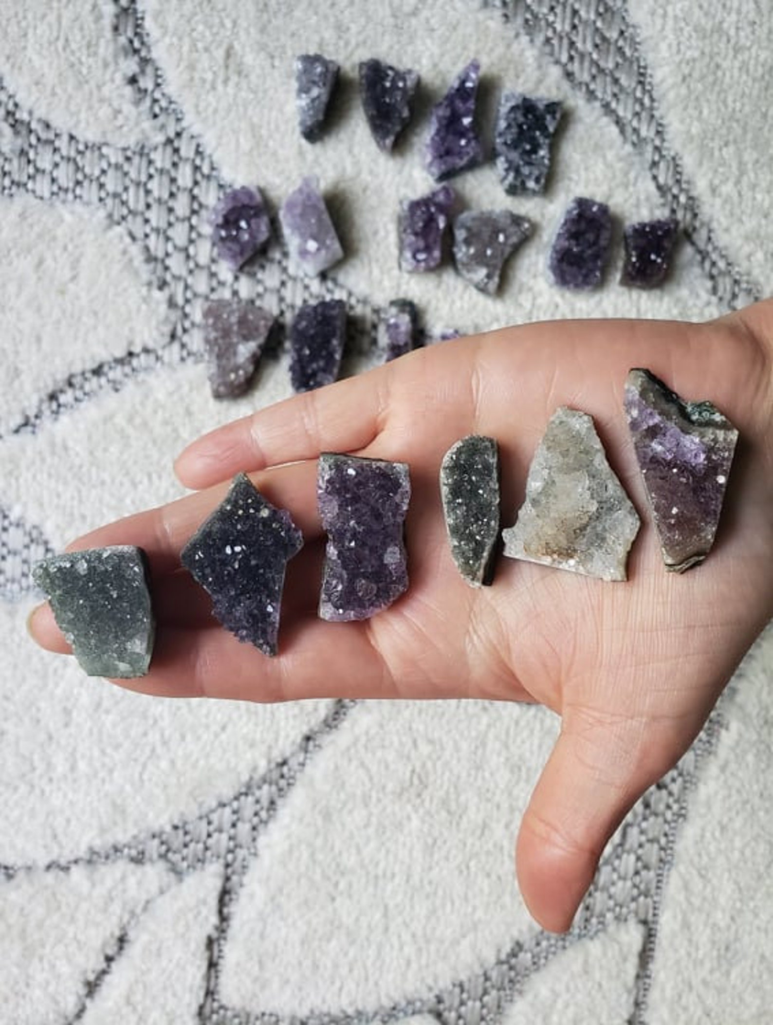 Amethyst Cluster Shard Amethyst Amethyst Cluster Mini - Etsy