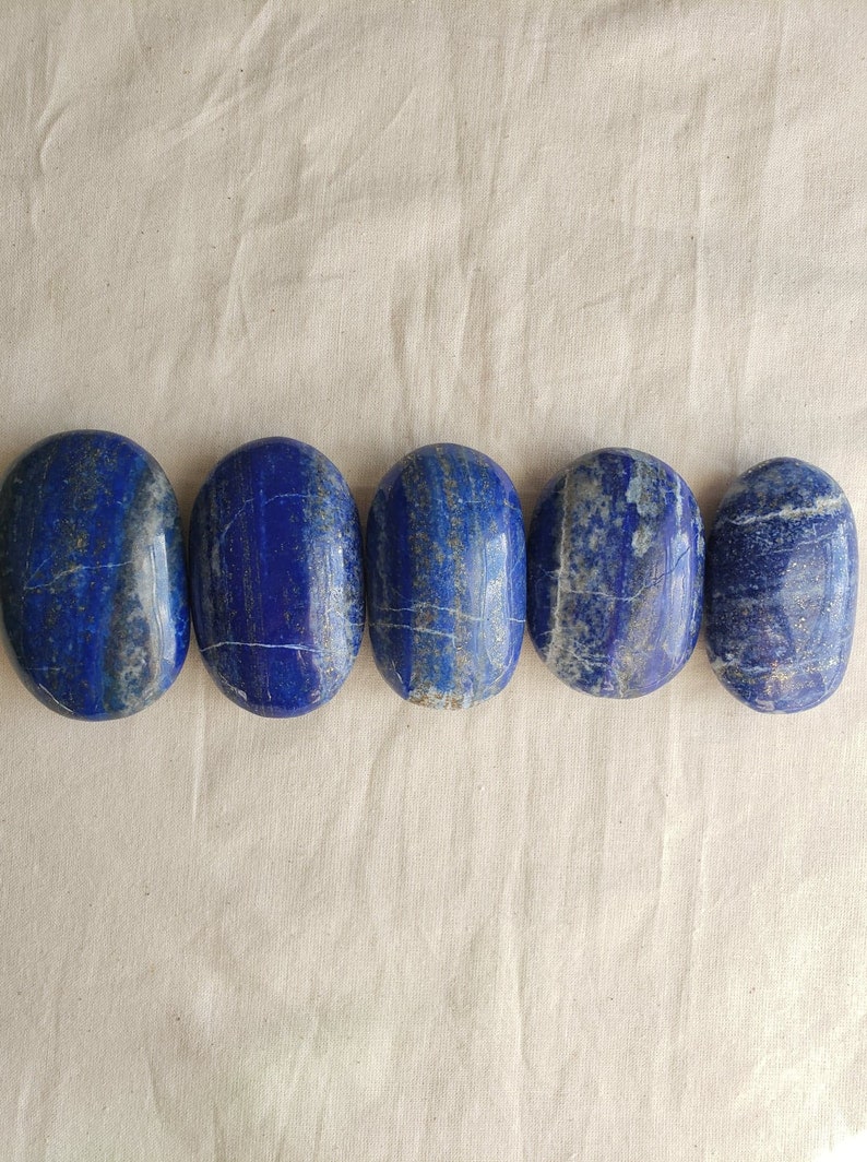 Lapis Lazuli Palm Stone: Third Eye Chakra Crystal - Etsy