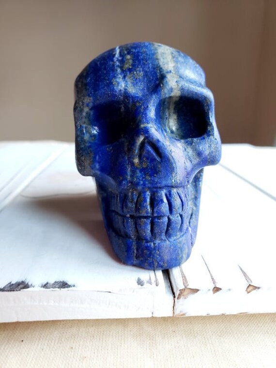 Lapis lazuli skull store