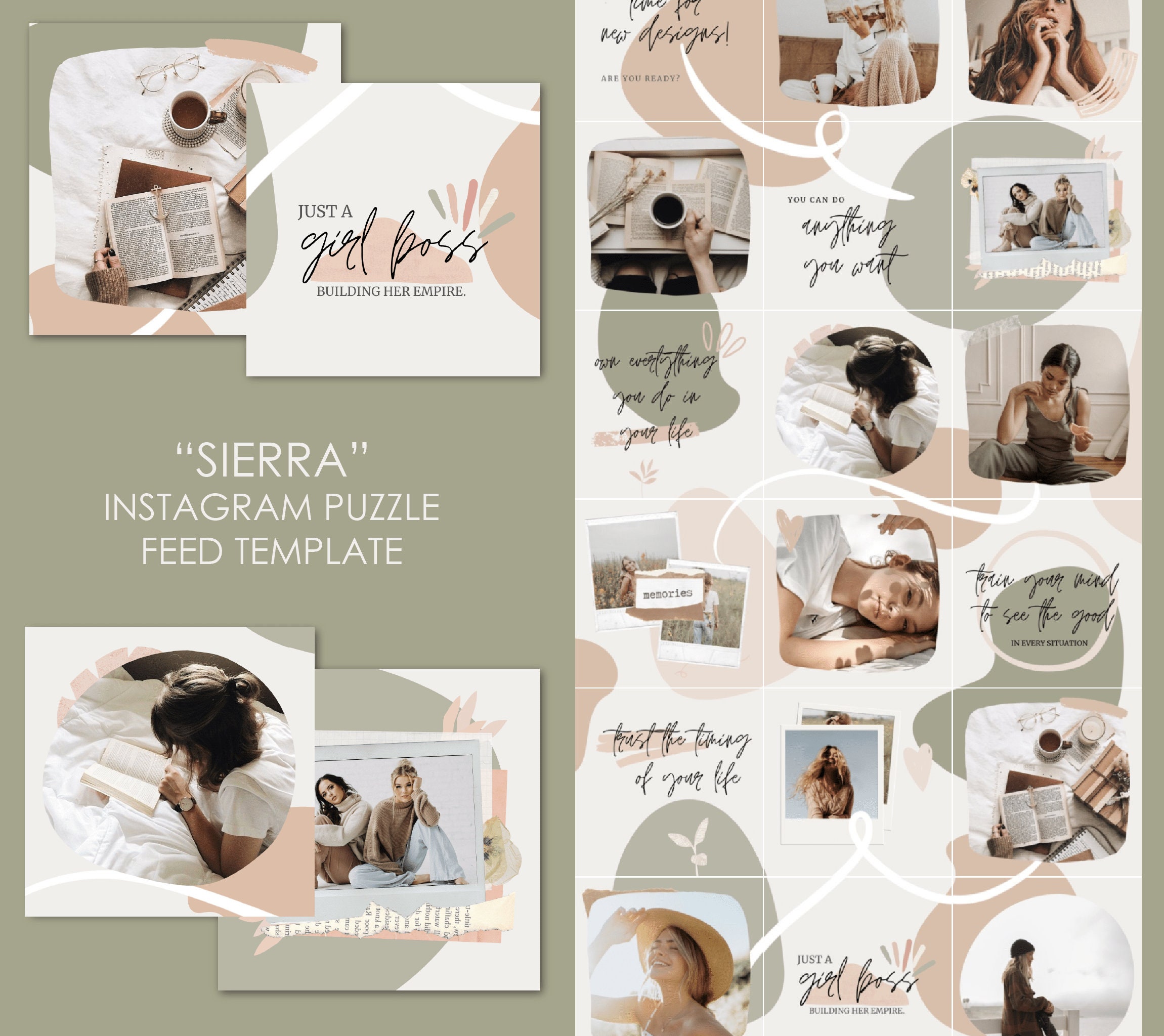 Ich H re Musik Brandy Pr fung Puzzle Feed Template Canva Smog Verfault 