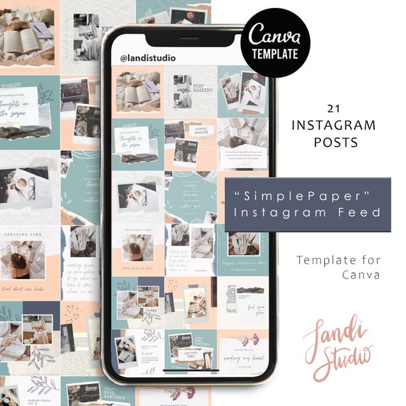 Paper Paper & Party Supplies Books Instagram Post Templates Instagram ...