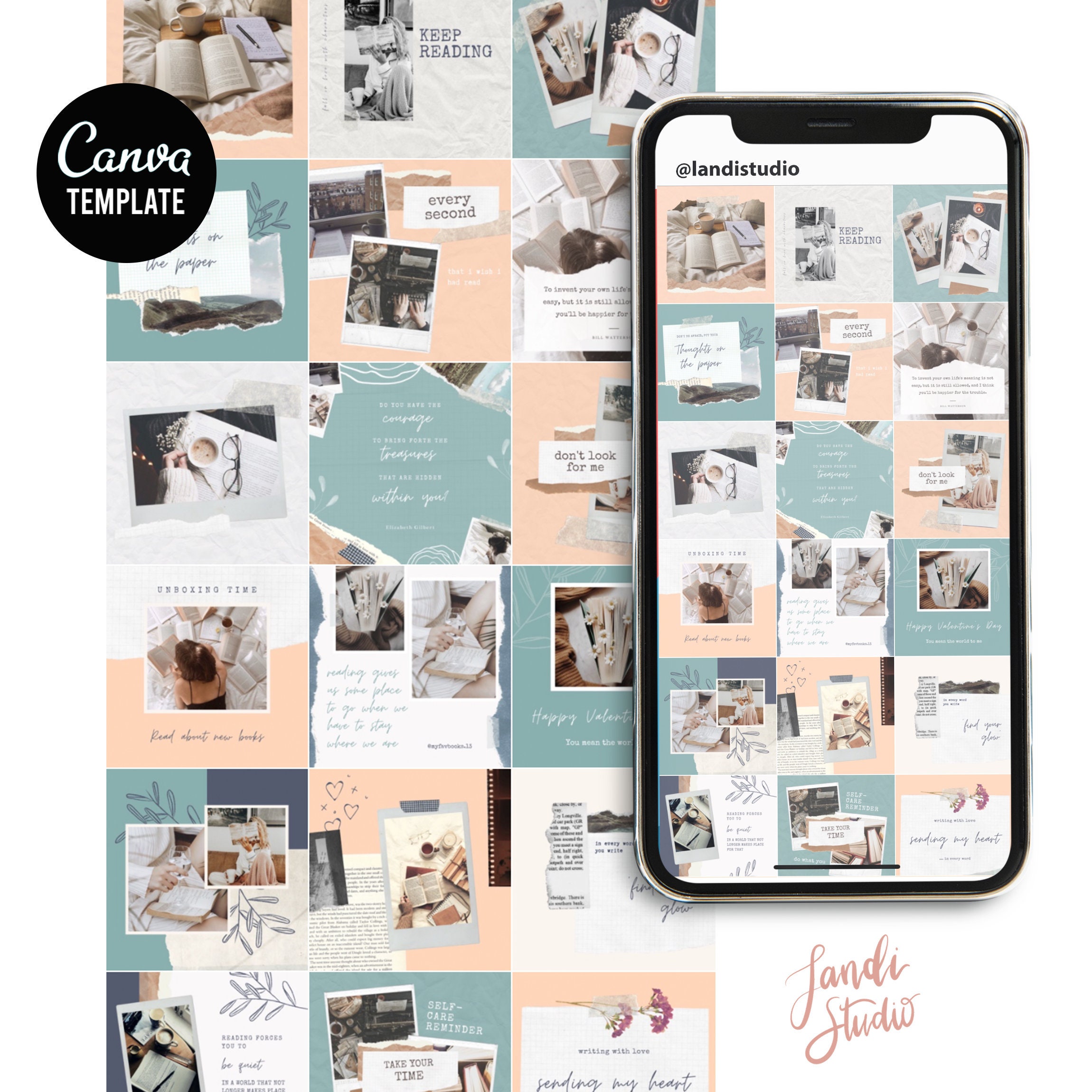 Paper Paper & Party Supplies Books Instagram Post Templates Instagram ...