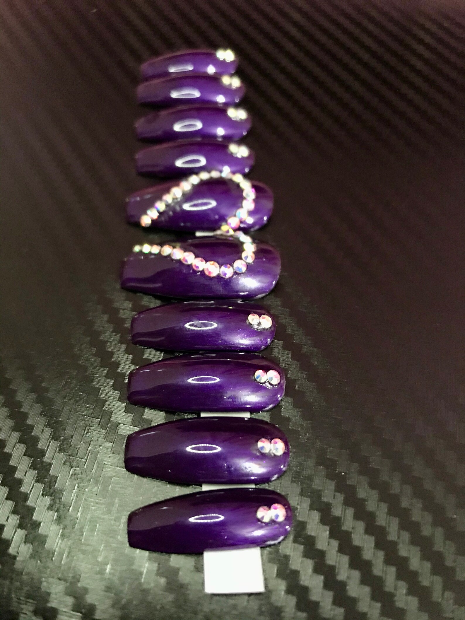 Deeply In Purple Custom Press On Nails Etsy