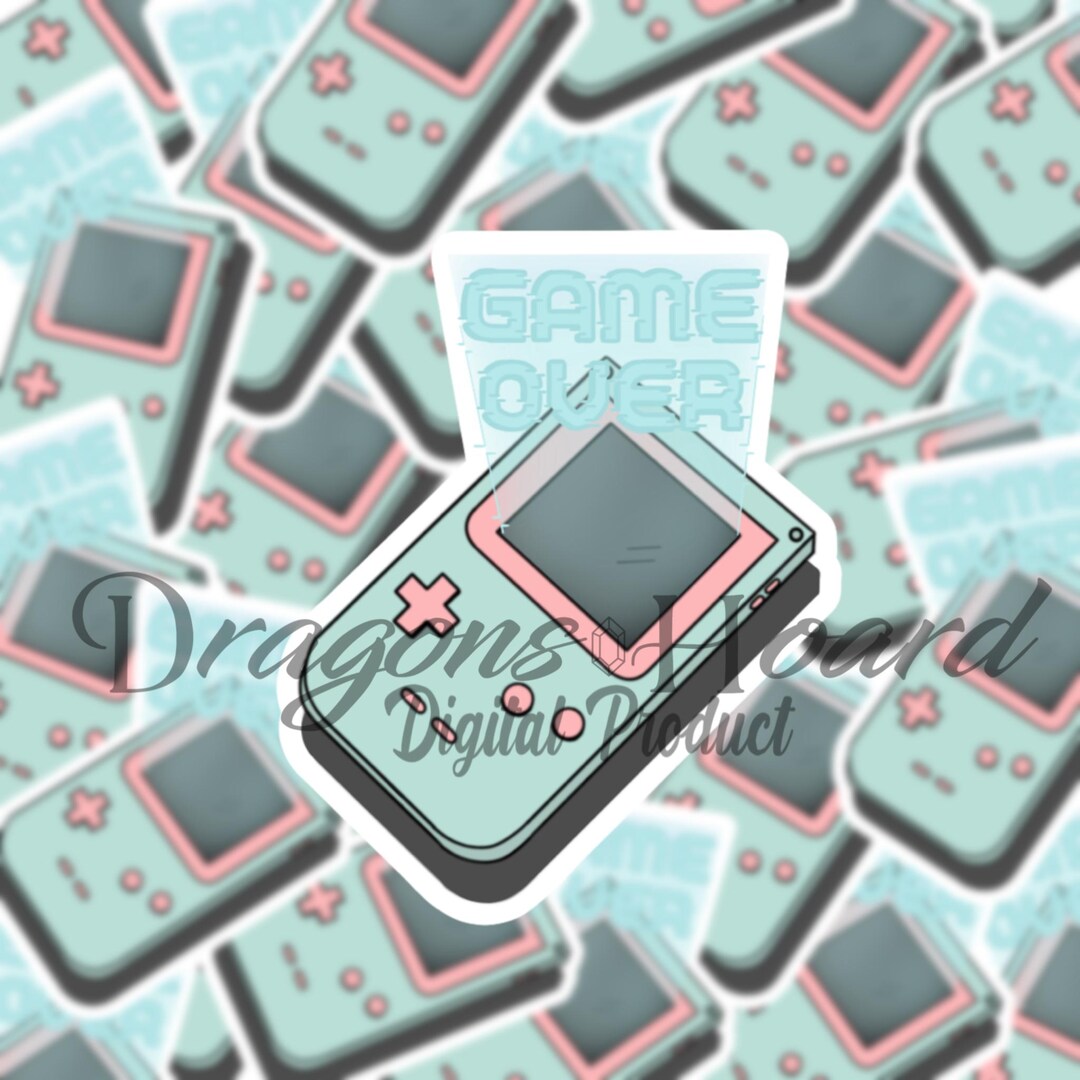 Game Over, Pastel Blue Game System, Pastel Blue, Blue, Pastel, Game ...