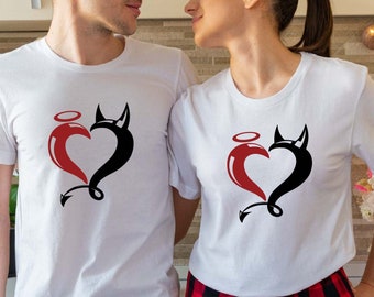 Angel Devil Shirt - Etsy