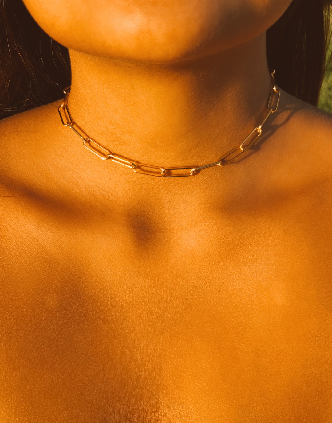 Cable Link Choker Lizzy Choker - Etsy