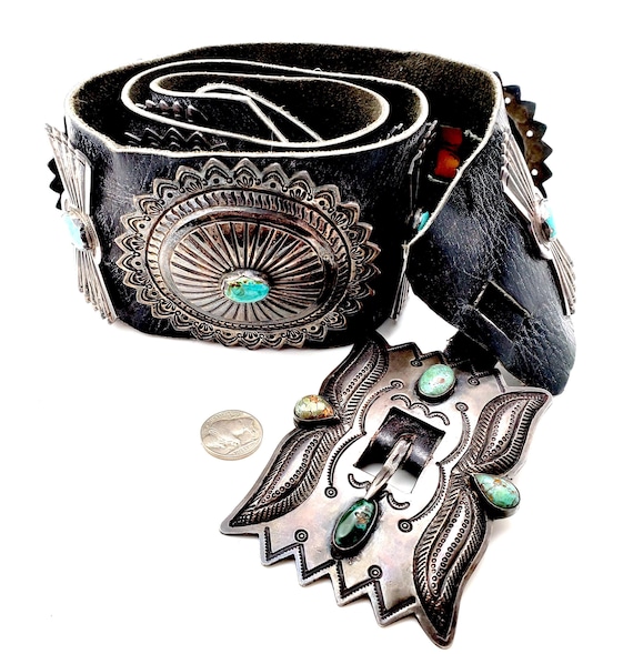 Hosteen Goodluck Style Massive Navajo Native American Vintage - Etsy