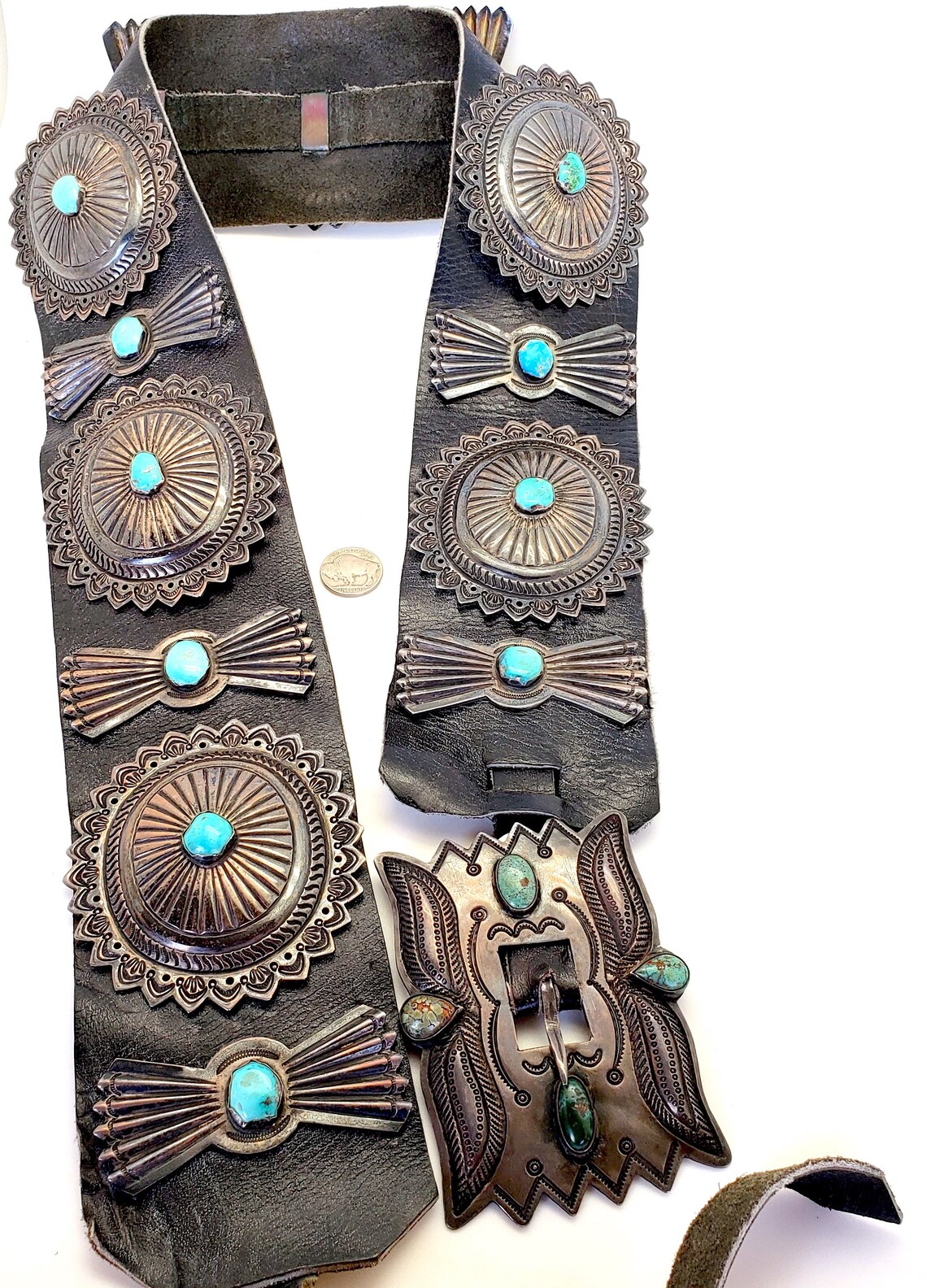 Hosteen Goodluck Style Massive Navajo Native American Vintage Handmade ...