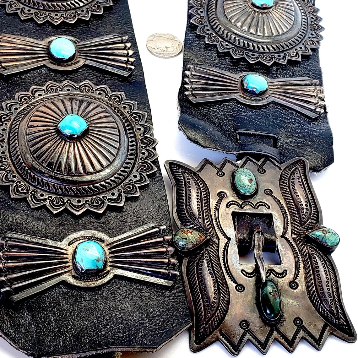 Hosteen Goodluck Style Massive Navajo Native American Vintage Handmade ...