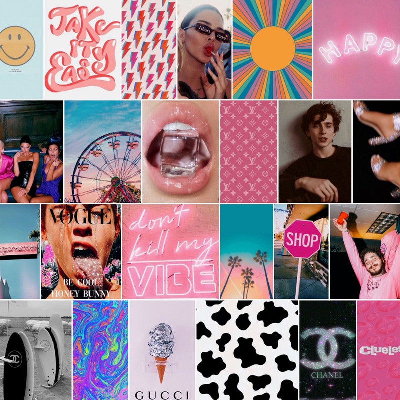 Retro Wall Collage Kit - Etsy