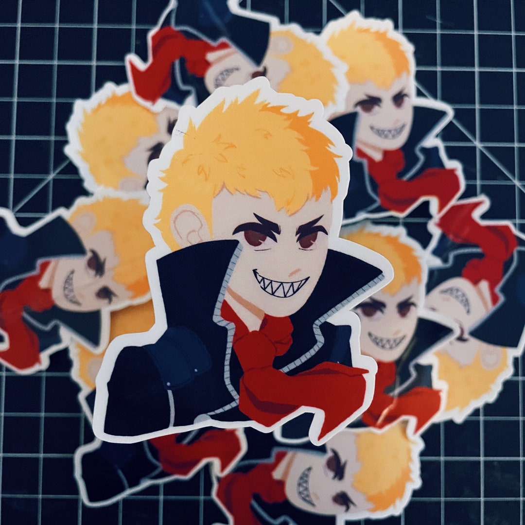 Persona 5 Ryuji Sakamoto/skull Phantom Thieves Bust Sticker - Etsy