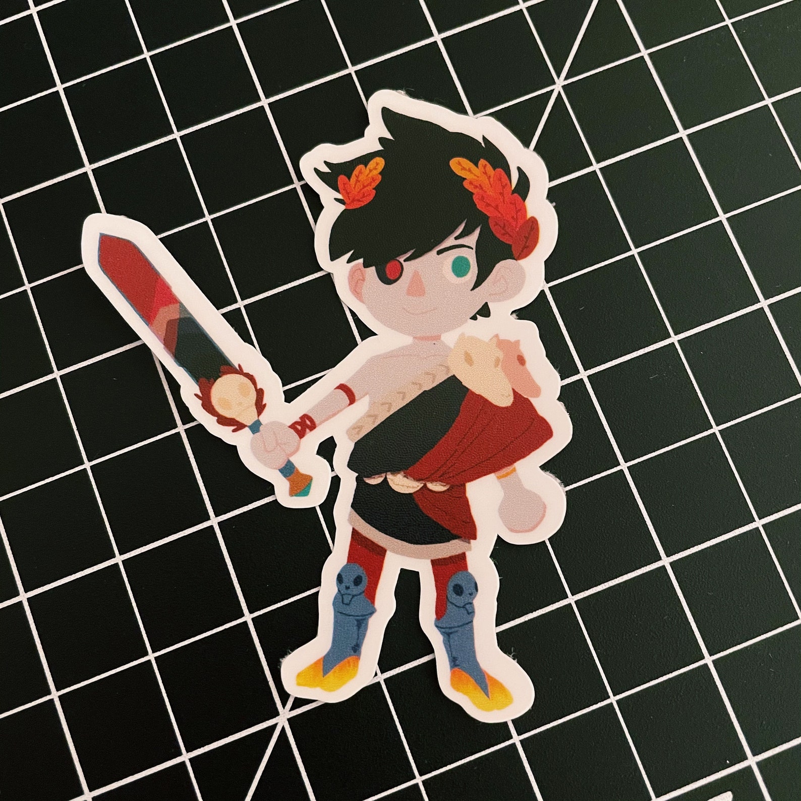 Hades Game Zagreus Full Body Sticker - Etsy