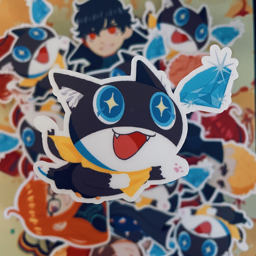 Persona 5 Morgana/mona Phantom Thieves Bust Sticker - Etsy
