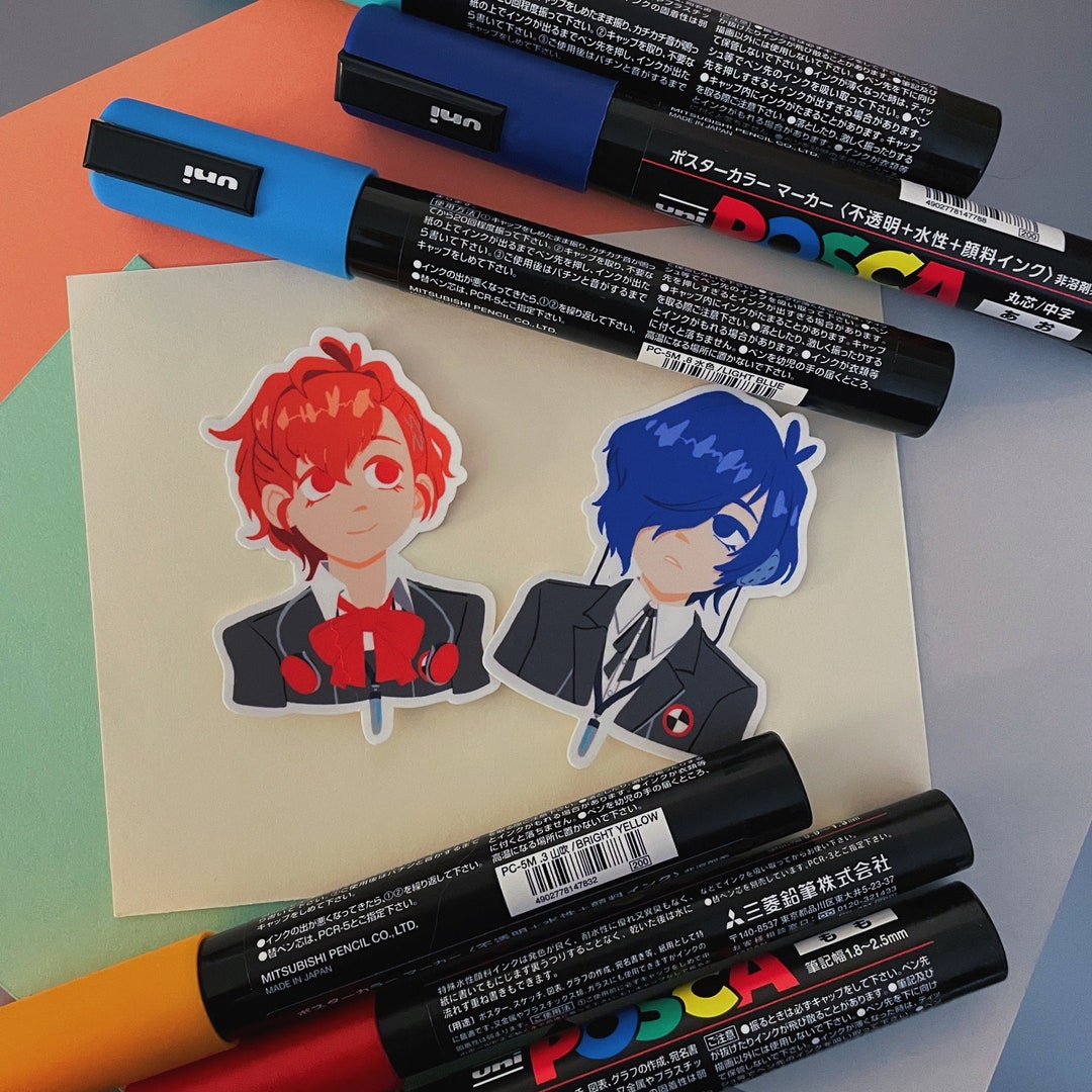 Persona 3 Protagonists Stickers - Etsy