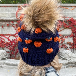 Pumpkin Beanie Crochet Pattern / Toddler to Adult Size / Fall Toque ...