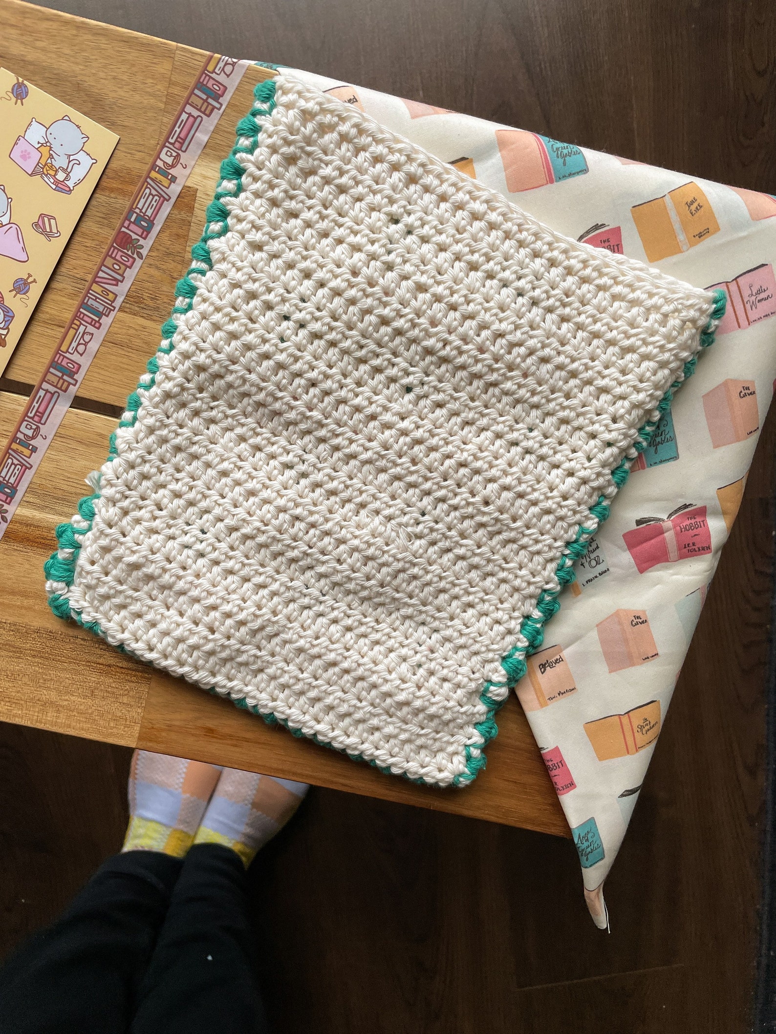 Cherry Book Sleeve Crochet Pattern / Crochet Book Cover / Digital ...