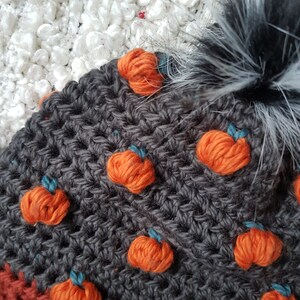 Pumpkin Beanie Crochet Pattern / Toddler to Adult Size / Fall Toque ...