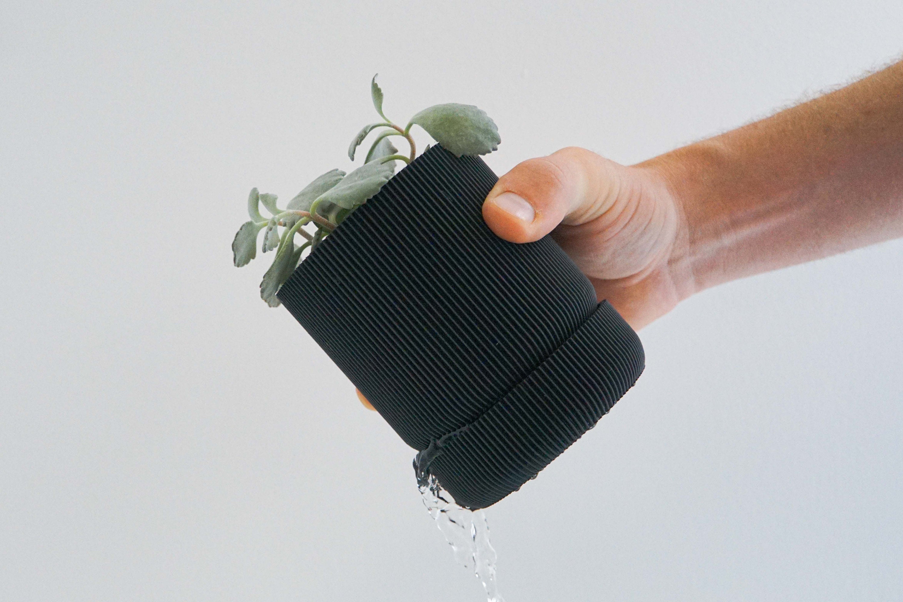 Black Plant Pot Black Planter Indoor Planter Indoor - Etsy