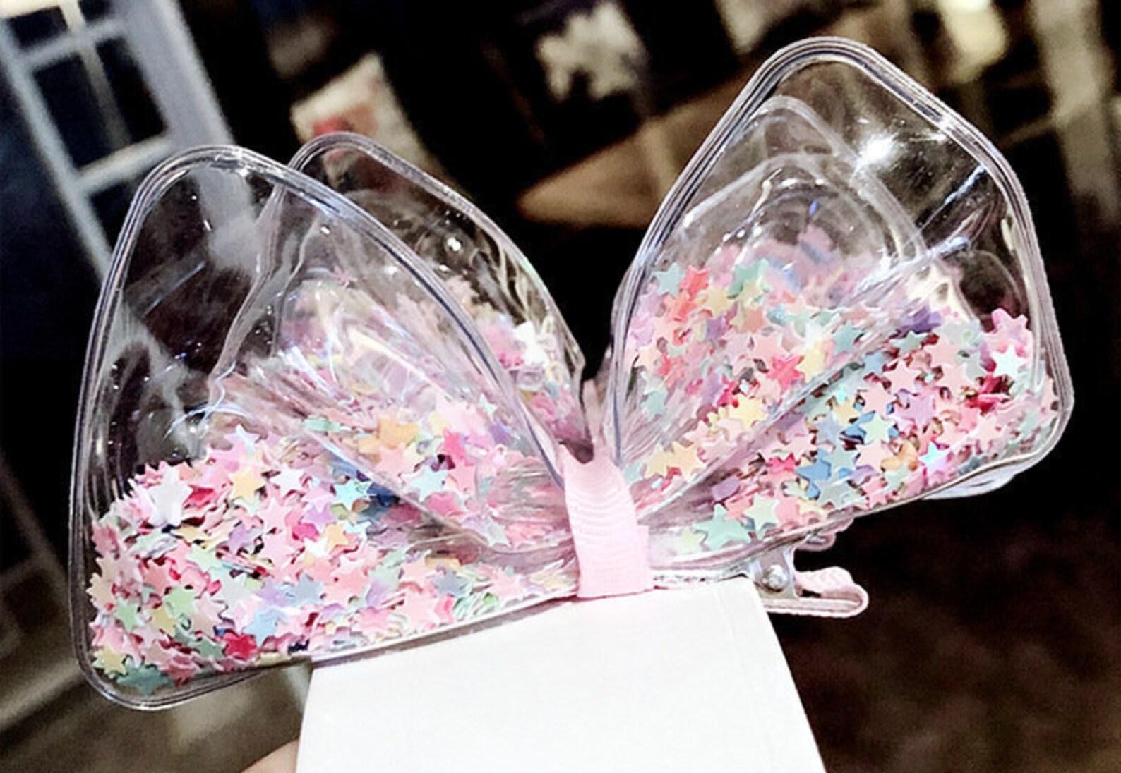 3pc/set PVC Jelly Bows Star Beads Hair Clips for Girls | Etsy