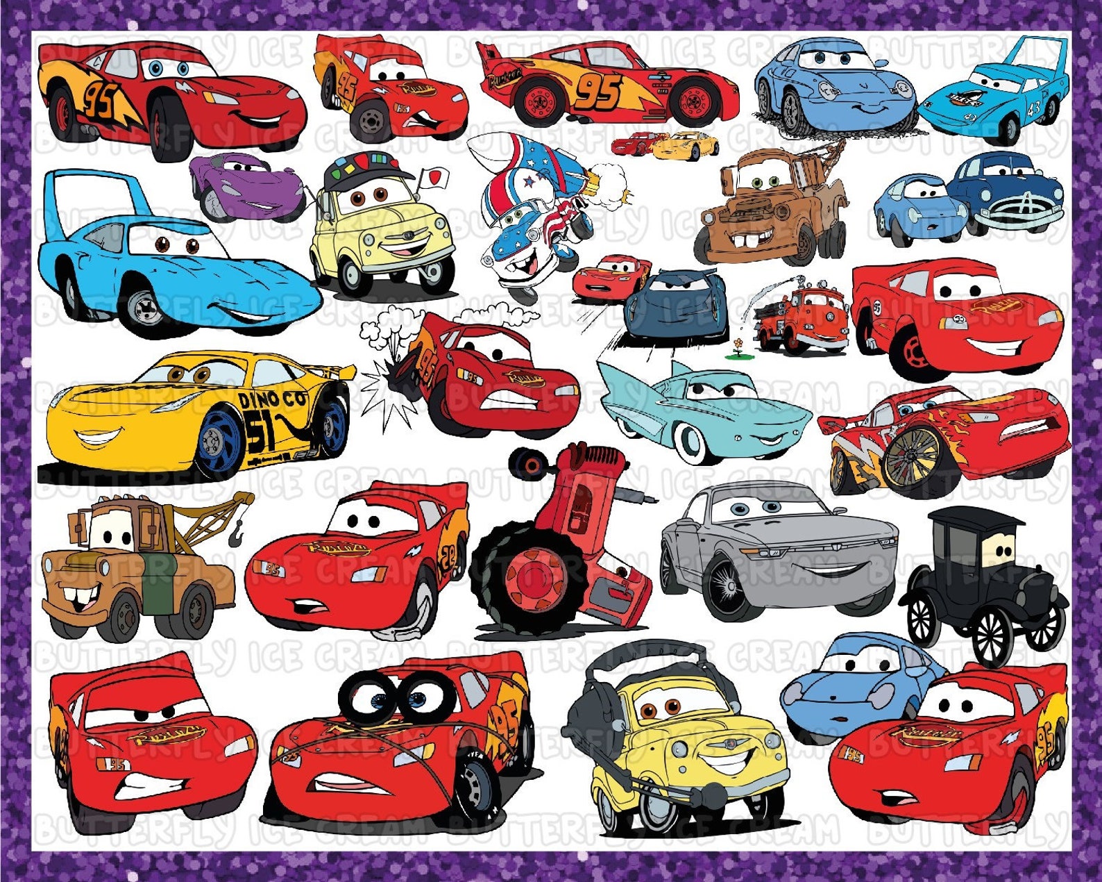 Cars Svg, Cars Cricut, Cars Cutfile, Cars Silhouette, Cars 3 Svg ...