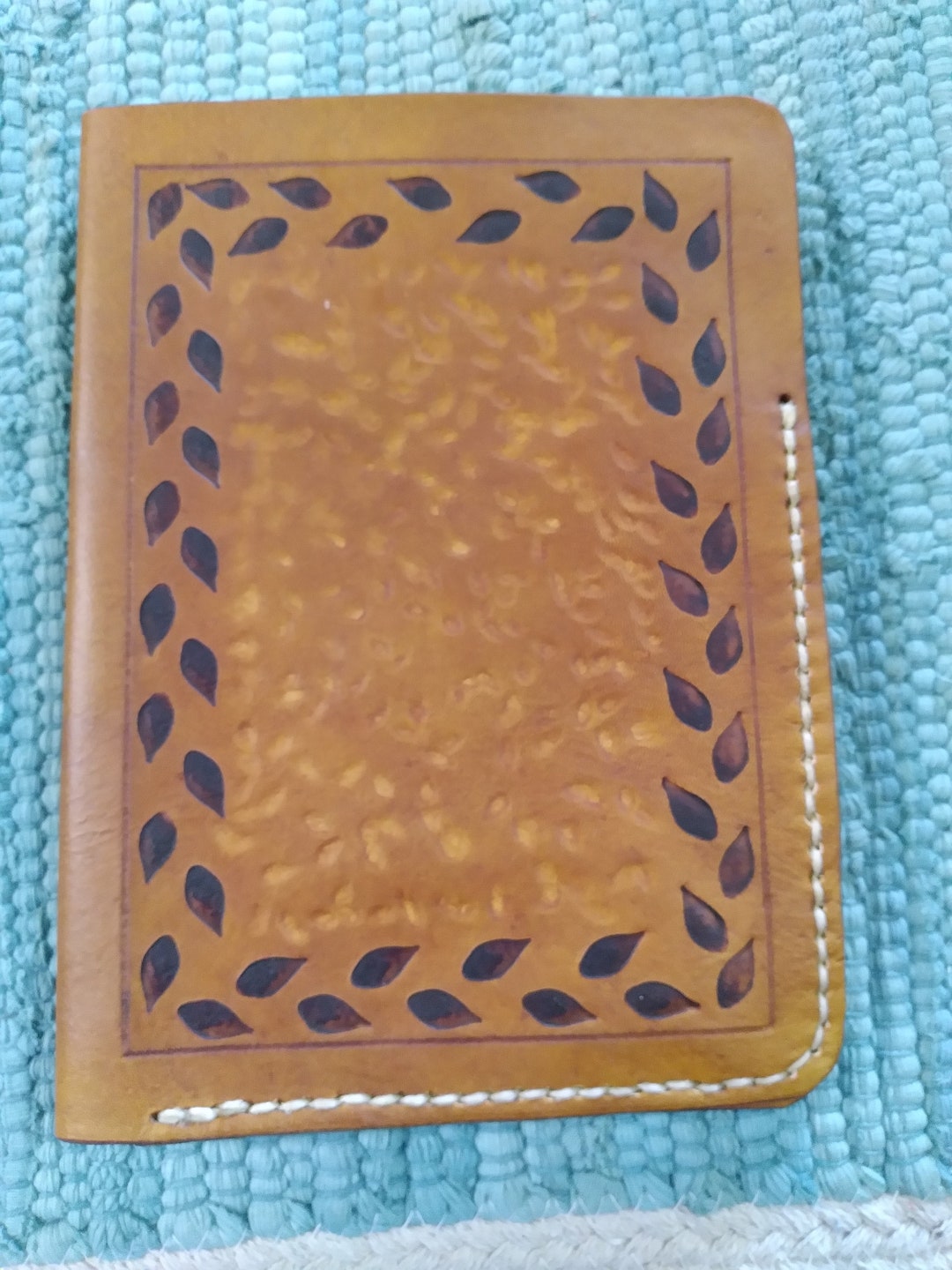 Handmade Leather Refillable Notepad Cover Portfolio - Etsy
