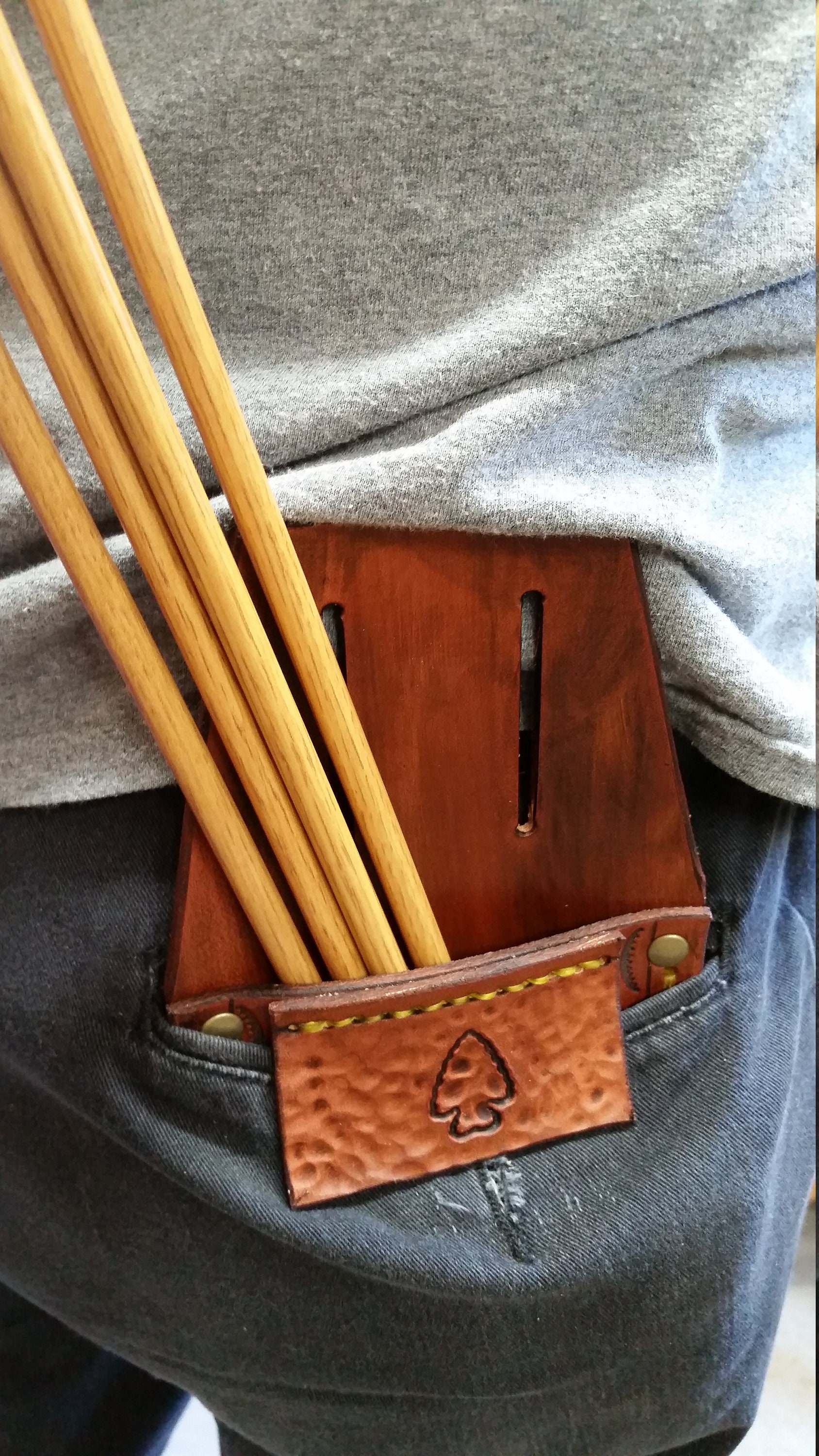 Archery Arrowhead Pocket Quiver With Belt Loops - Etsy