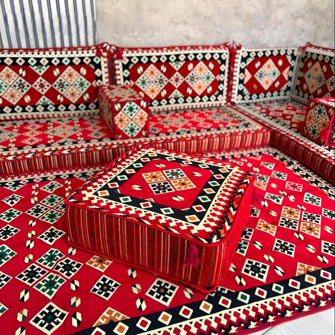 Arabic Style Floor Sofa, Floor Couch Sectional Sofa, Floor Cushion ...