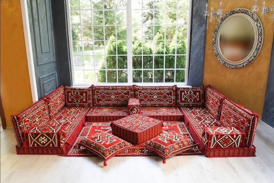 Fascinating Moroccan Floor Sofa Images