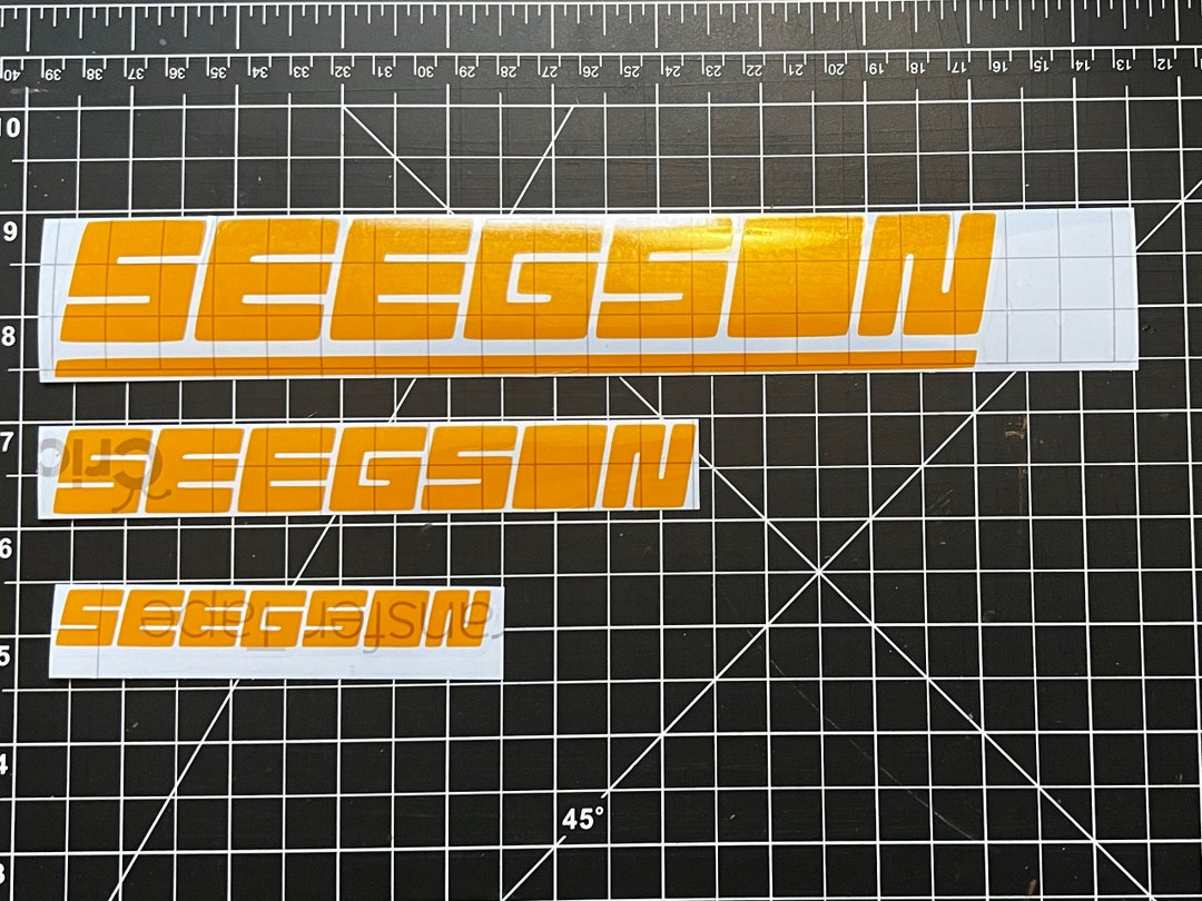 Seegson Logo Decal - Etsy