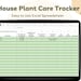 House Plant Watering Tracker. Plant Cactus and Succulent Journal ...