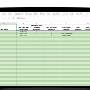 House Plant Watering Tracker. Plant Cactus and Succulent Journal ...