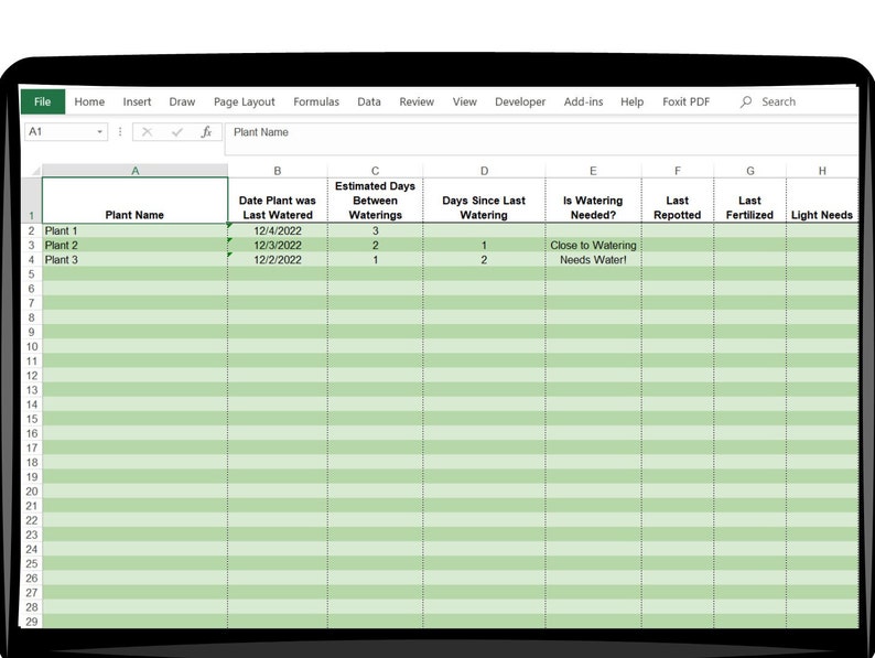 House Plant Watering Tracker. Plant Cactus and Succulent Journal ...