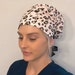 Pink Leopard Scrub Cap, Scrub Hat, Surgical Scrub Hat, Surgery Cap ...