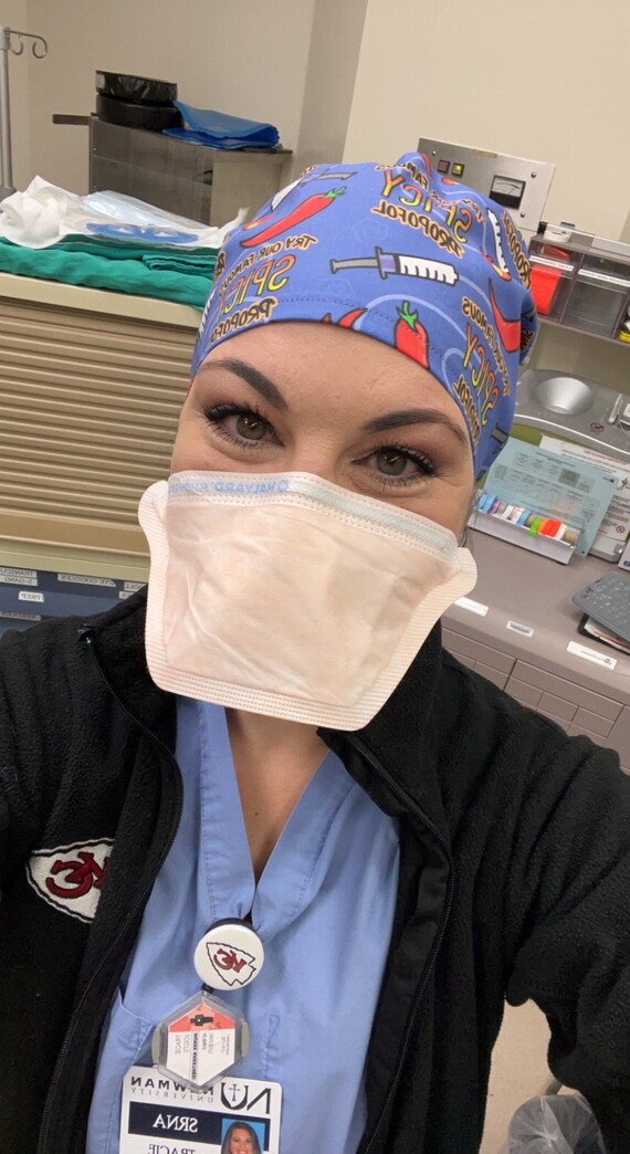 Spicy Propofol Scrub Cap Operating Room CRNA | Etsy